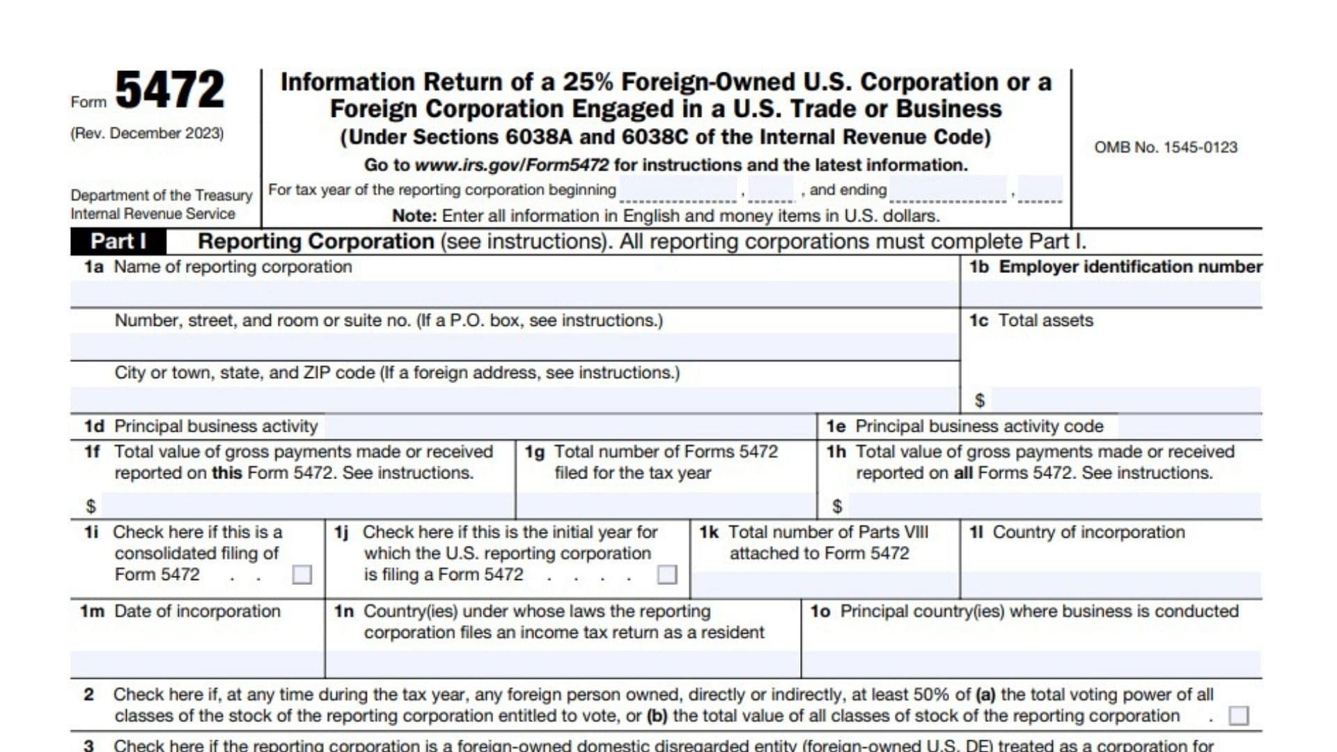 How to Avoid Form 5472 Penalty? - TaxGoo