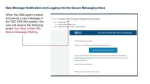 IRS Secure Messaging - TaxGoo