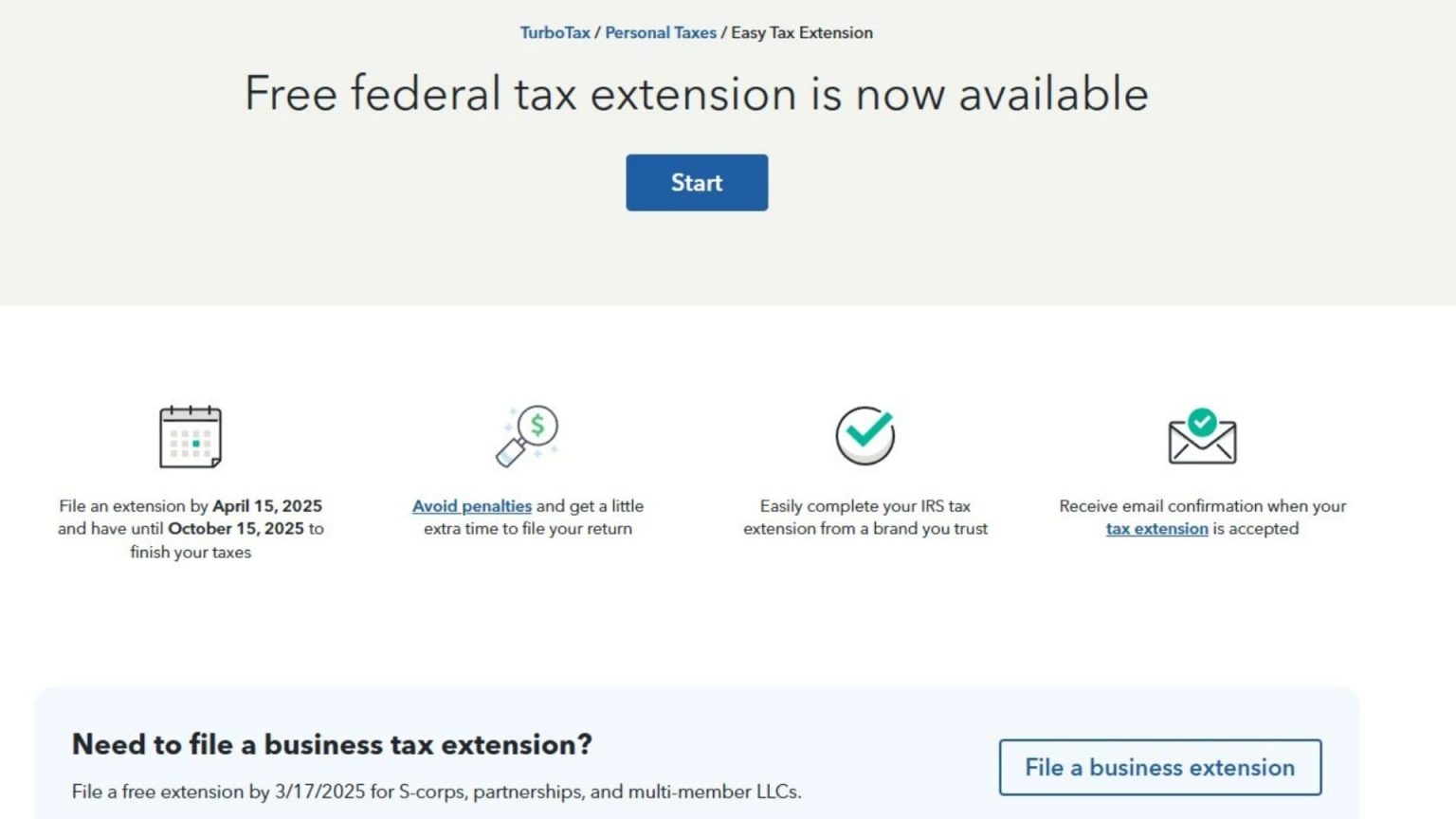 Turbotax Easy Extension Not Working - TaxGoo