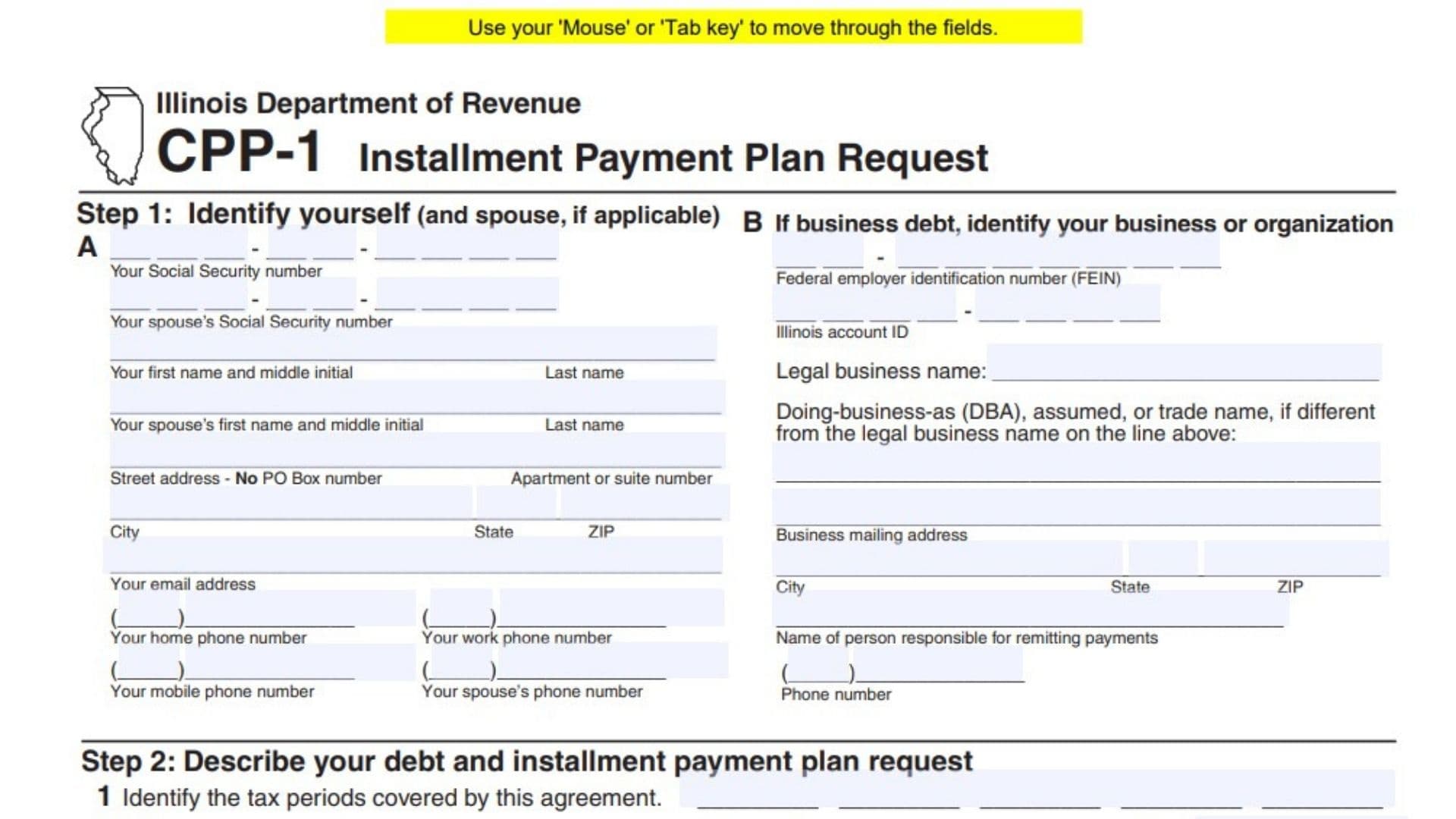 How to Set Up Payment Plan with Illinois Department of Revenue - TaxGoo